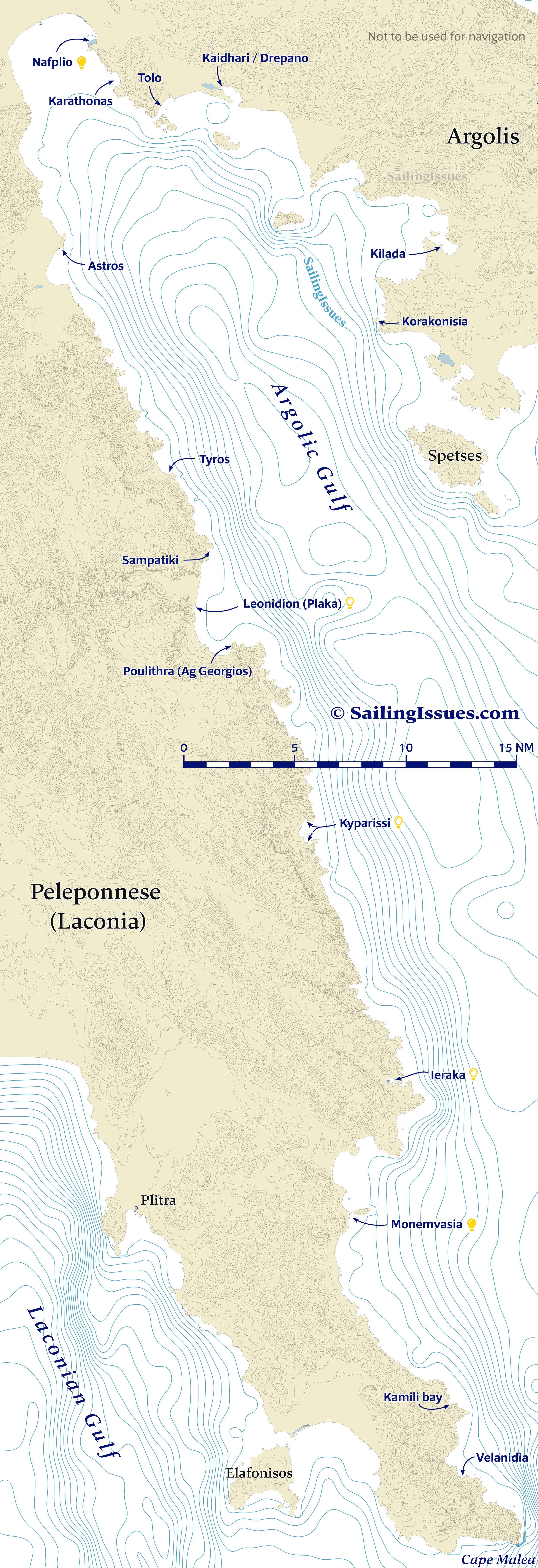 Argolic Gulf sailing holidays guide – yacht charters in Athens, Greece.